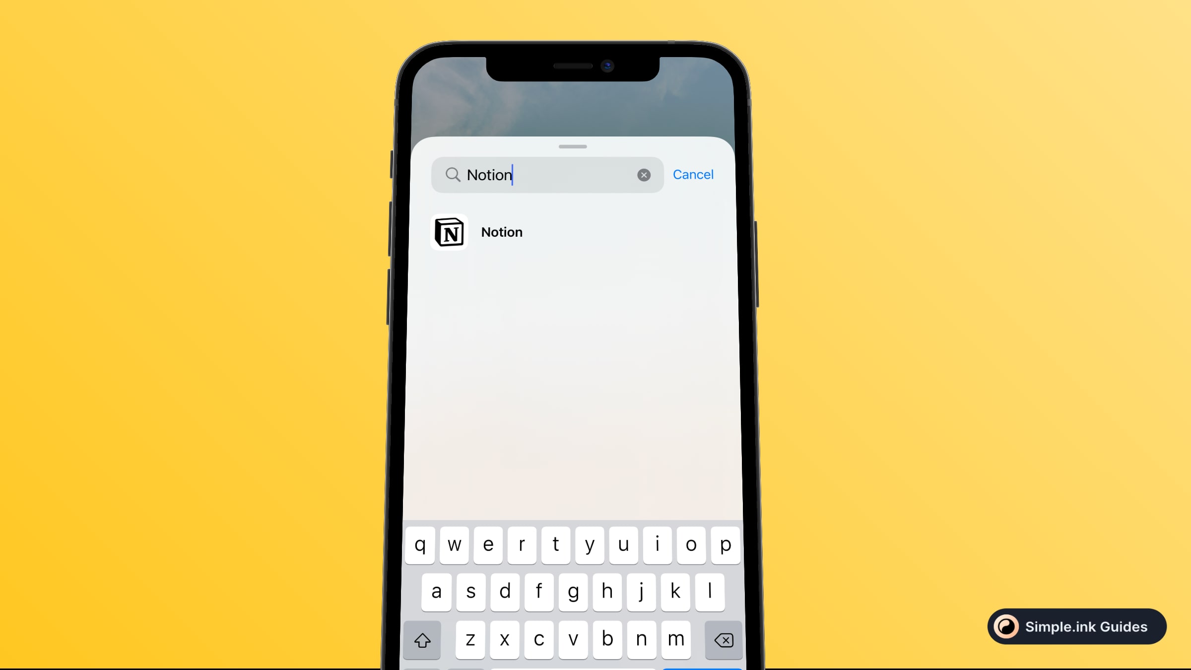 IOS How To Add Notion Widgets Simple ink